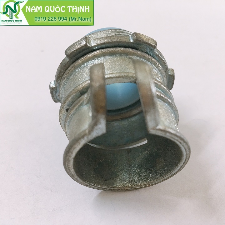 Phụ kiện đầu nối ống ruột gà thép dạng kẹp loại nhôm