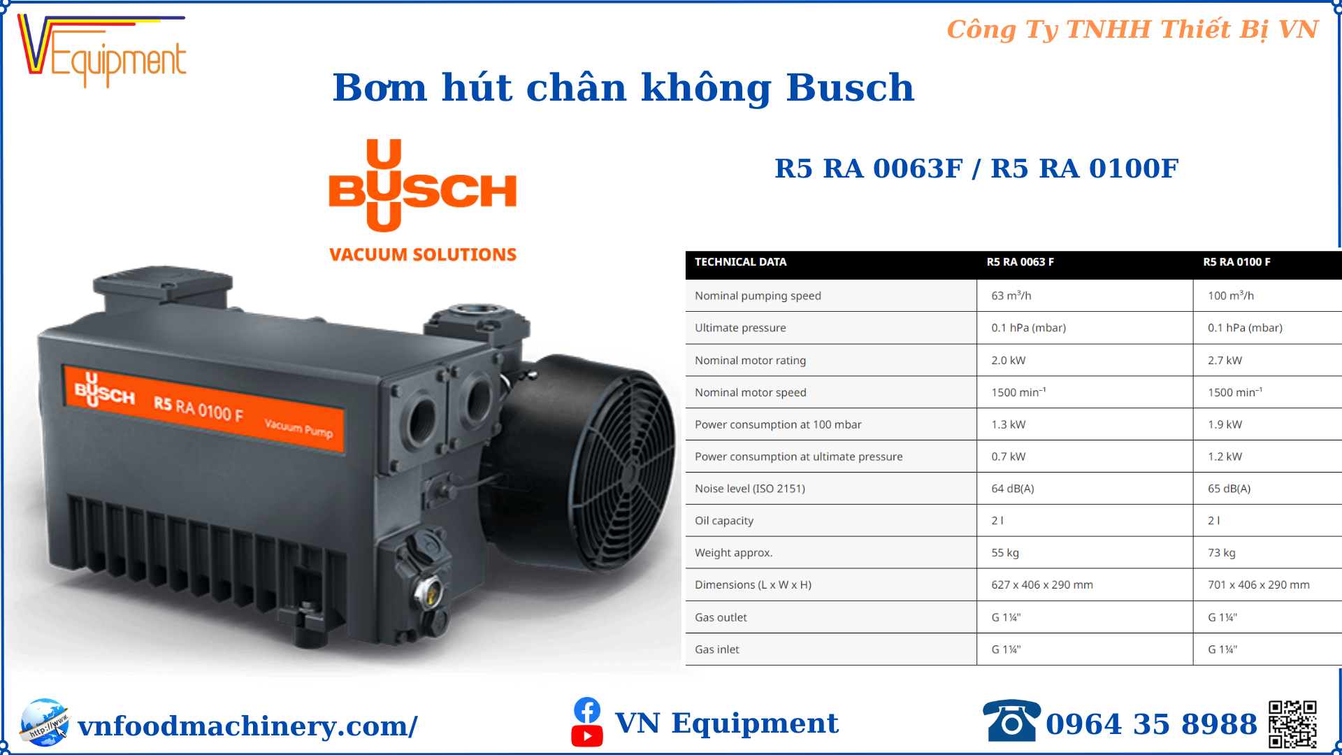 Bơm Busch R5 RA 0100