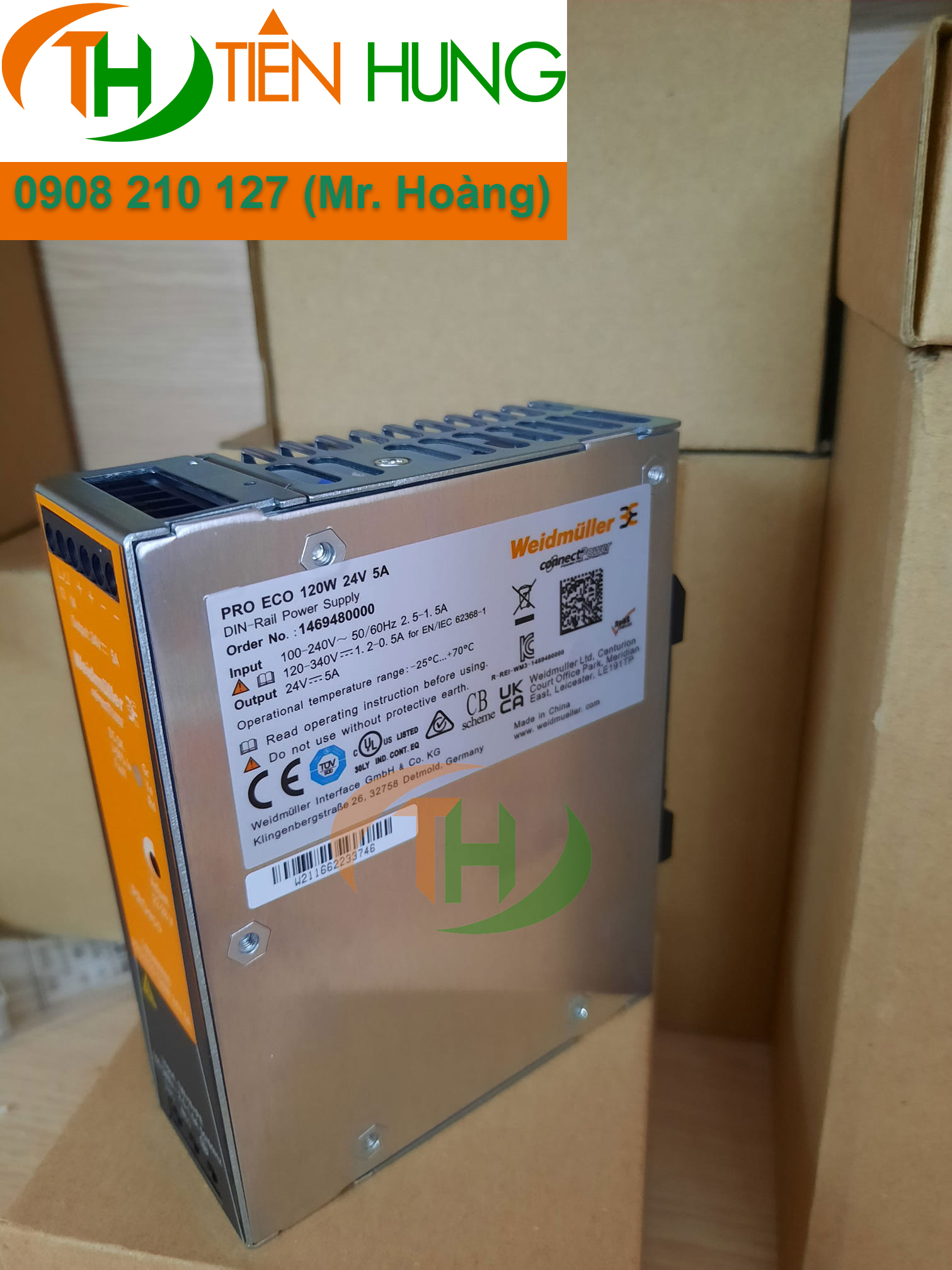 Bộ nguồn Weidmuller 24V DC PROeco - TIENHUNGTECH