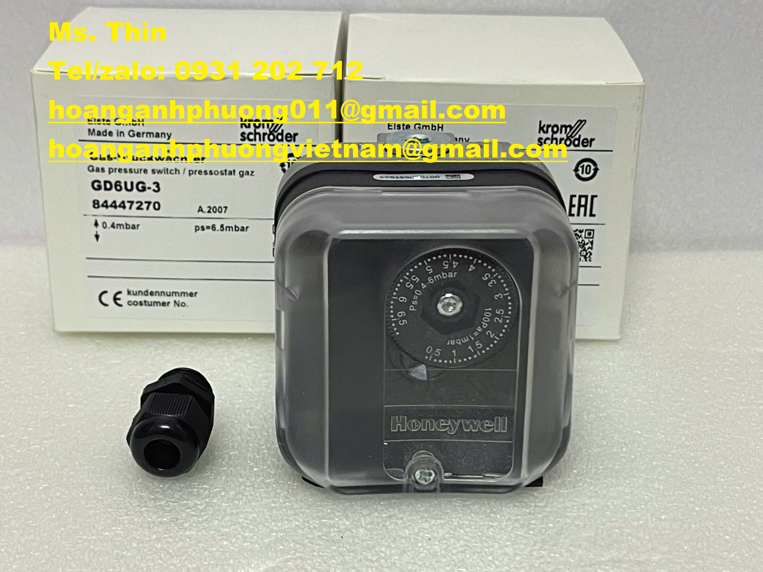 Gía tốt - Công tắc áp suất GD6UG-3 - hàng nhập new 100%